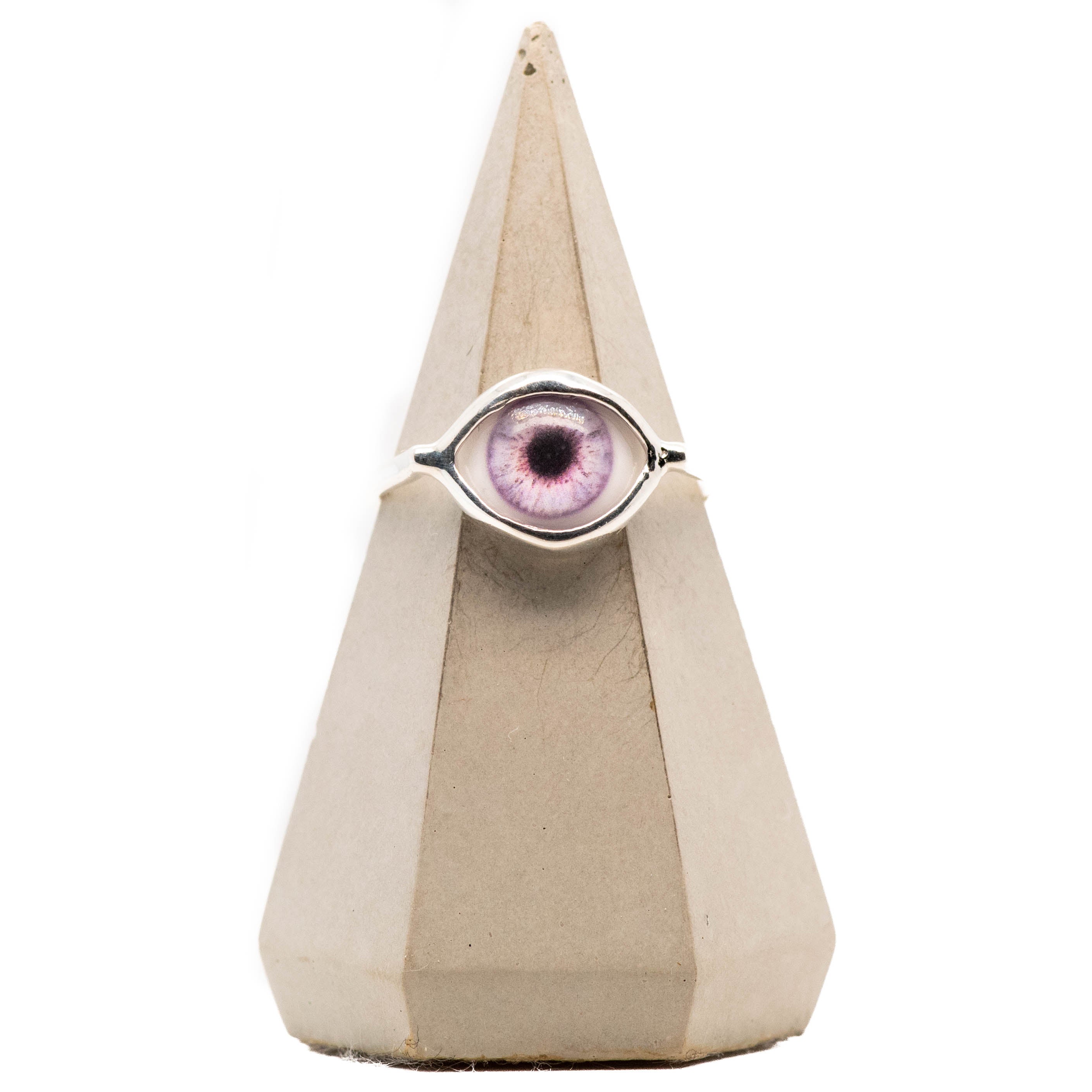 Lavender Silver Mini Eye Ring – Eyeba
