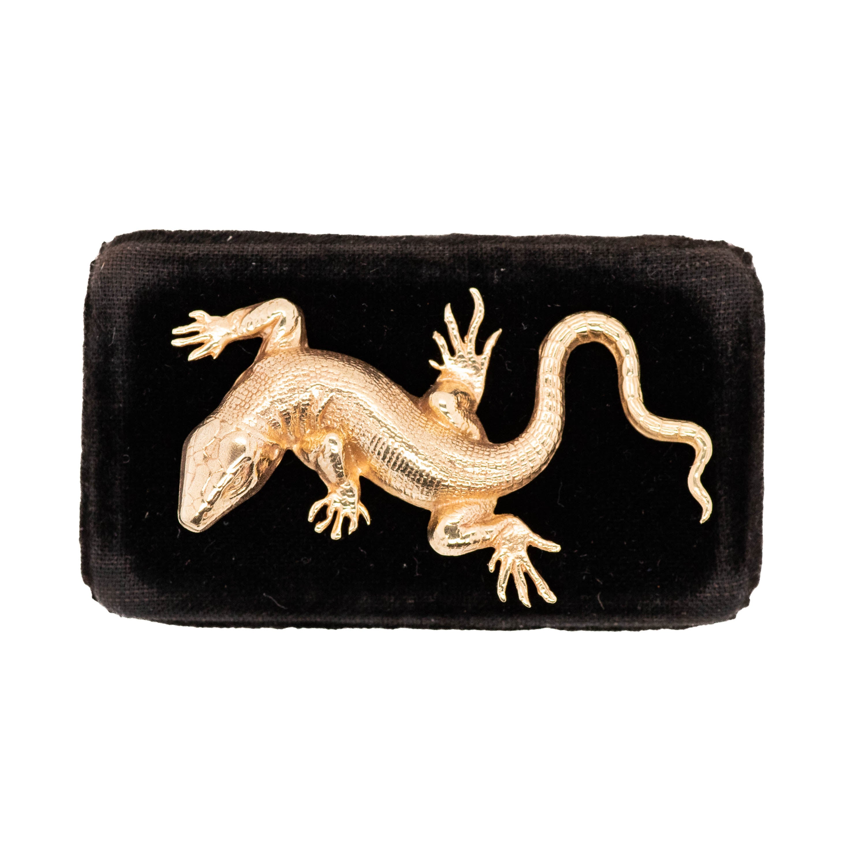 14k Gold Lizard Brooch – Eyeba